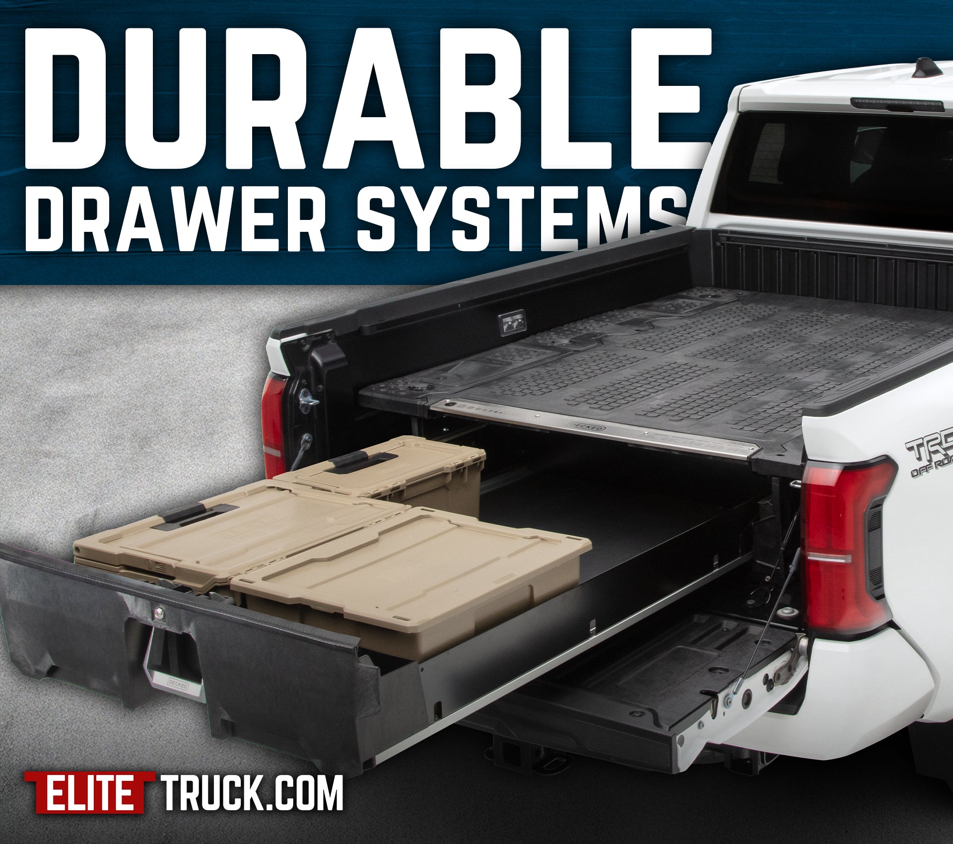 DECKED Drawer System Fits Ford Ranger (2024-Current) W/5' Bed Model YF ...