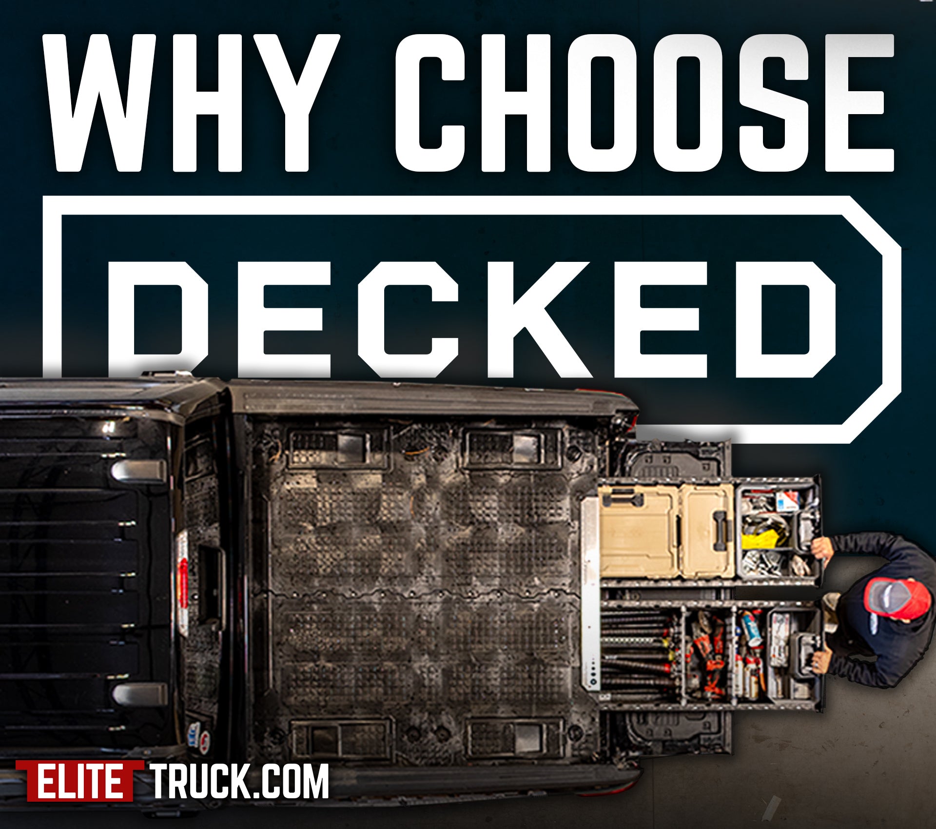 DECKED Drawer System - GM - 8' 0" bed - Payload - 2000 lbs. Model XG9L — Elite Truck