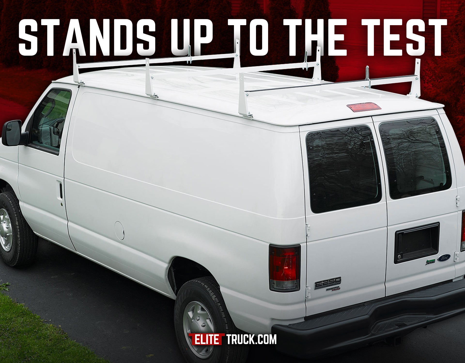 Weather Guard EZGLIDE2™ Drop-Down Ladder Van Rack Extended Mid/High Ro ...