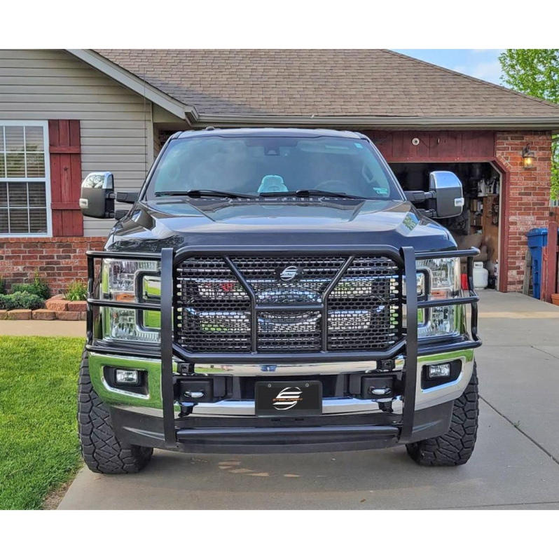 Steelcraft HD Grille Guard, Semi-gloss Black 2017-22 Ford F-250/F-350 ...