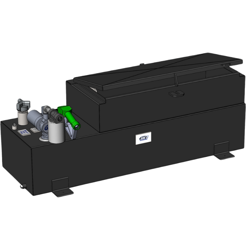 BCI Fabrication 50 Gallon Fuel Transfer Tank Toolbox Combo Model FTB50 ...