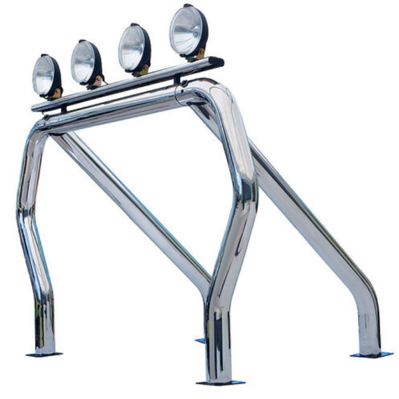 Go Rhino Bed Bars Complete Kit Single Bar/Single Kicker (Between wheel ...