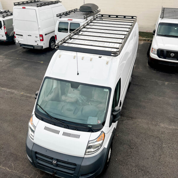 Vantech Black Aluminum Bolt-On Rack System RAM ProMaster 2013-current ...