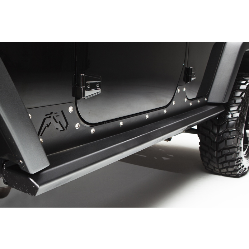 Fab Fours Rock Slider Doubles As A Step Model JK07-G1250-1 — Elite Truck