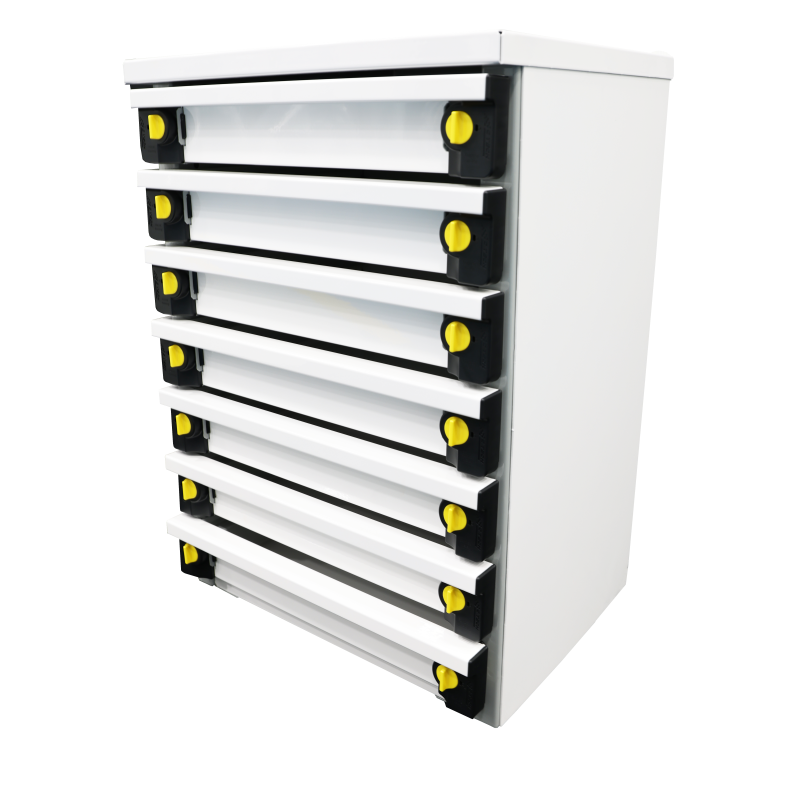 CTech MotionGlide 18w x 24.75h x 14d Drawer System - Seven 3-inch draw ...