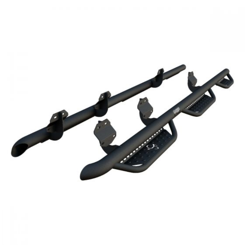 Ranch Hand Midnight Series Side Steps Model MRSF17DC8B6S — Elite Truck