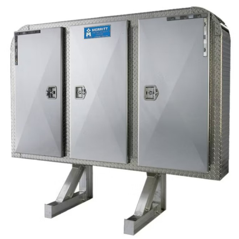 Merritt 68"X76" Dyna-Light Cab Rack Radius Corners Full Three Door Enc ...