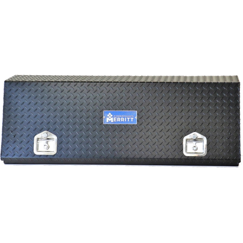 Merritt Top Mount Truck Box 16x12x48 Satin Black Diamond Plate Door Mo ...