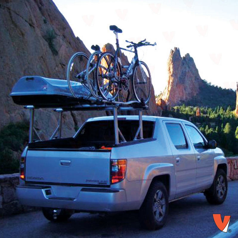 Vantech Honda Ridgeline 2005-16 (All trims) Black Aluminum 65" Ladder ...