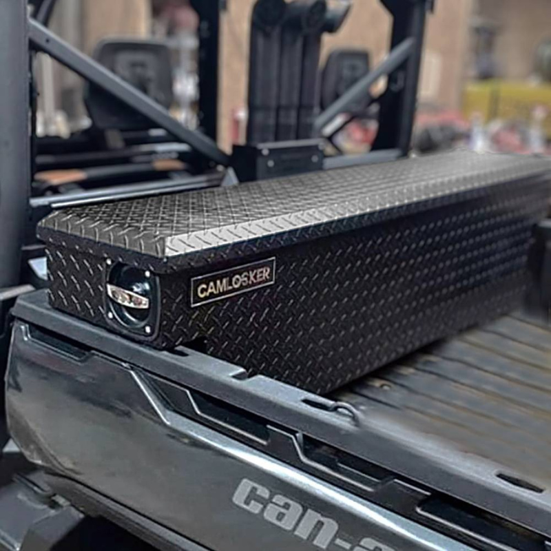 CamLocker UTV Crossover Tool Box Matte Black Aluminum Model SXSMB ...