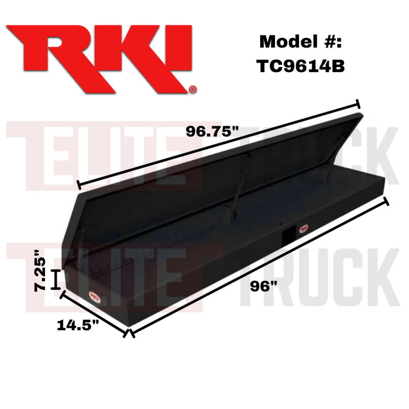 RKI Chest Truck Tool Box M-Series Black Aluminum Model M60FW-1NMAB ...