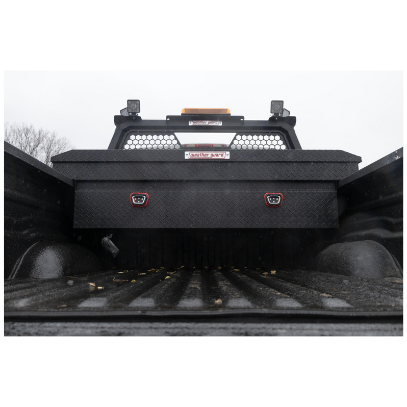 Weather Guard Crossover Tool Box Textured Matte Black Aluminum Full Si ...