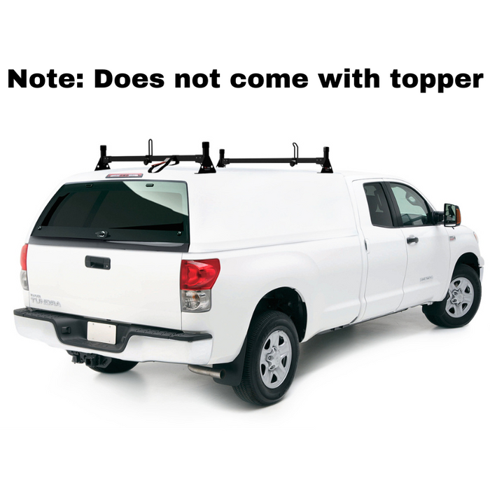 Vantech 2-Bar Black Aluminum 42"- 46" (W) Universal Pickup Topper/Cap ...