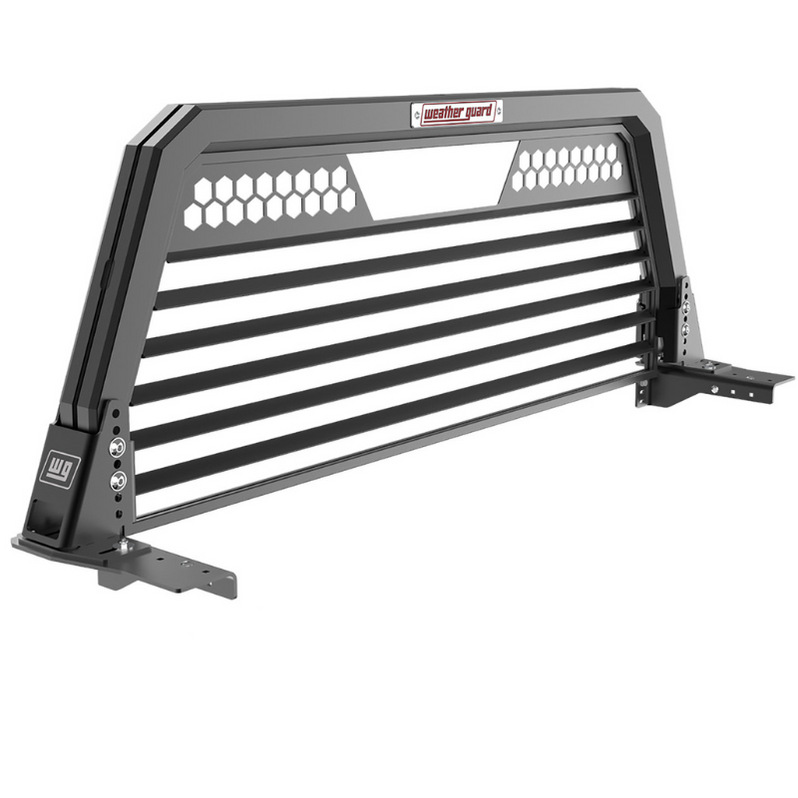 Weather Guard Louvered Headache Rack Black Aluminum Model 11904-52-01 ...