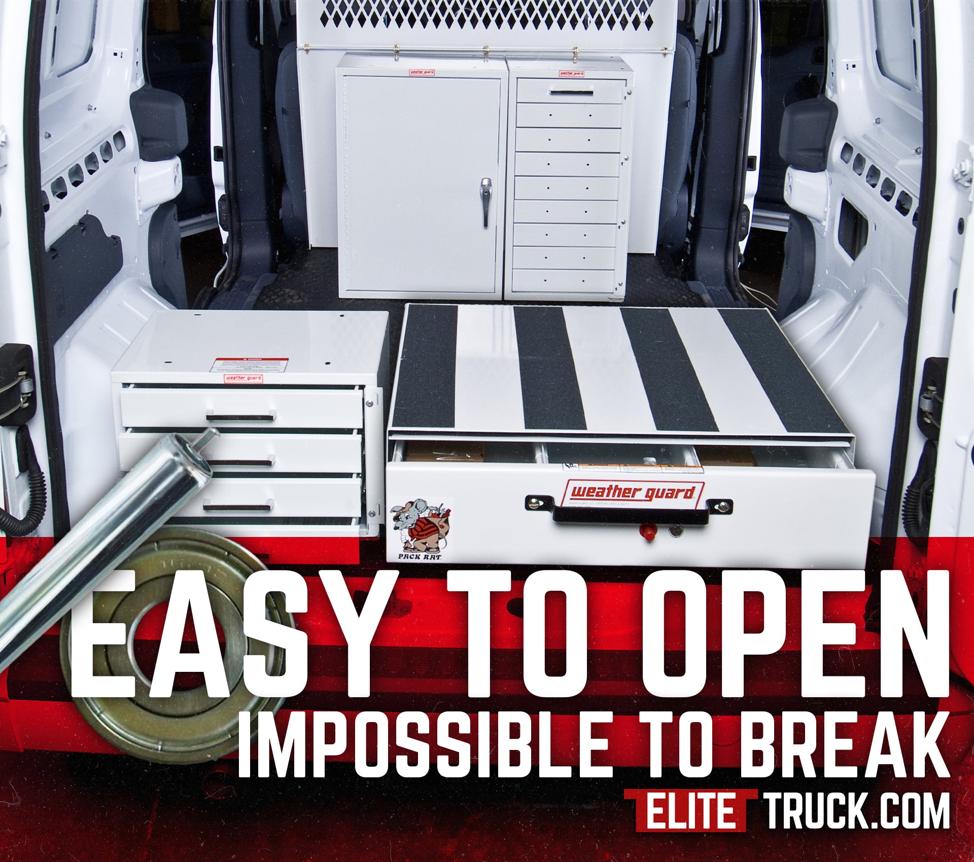 Weather Guard Pack Rat 308-5 Bed Drawer Box Pull Out Storage Unit ...