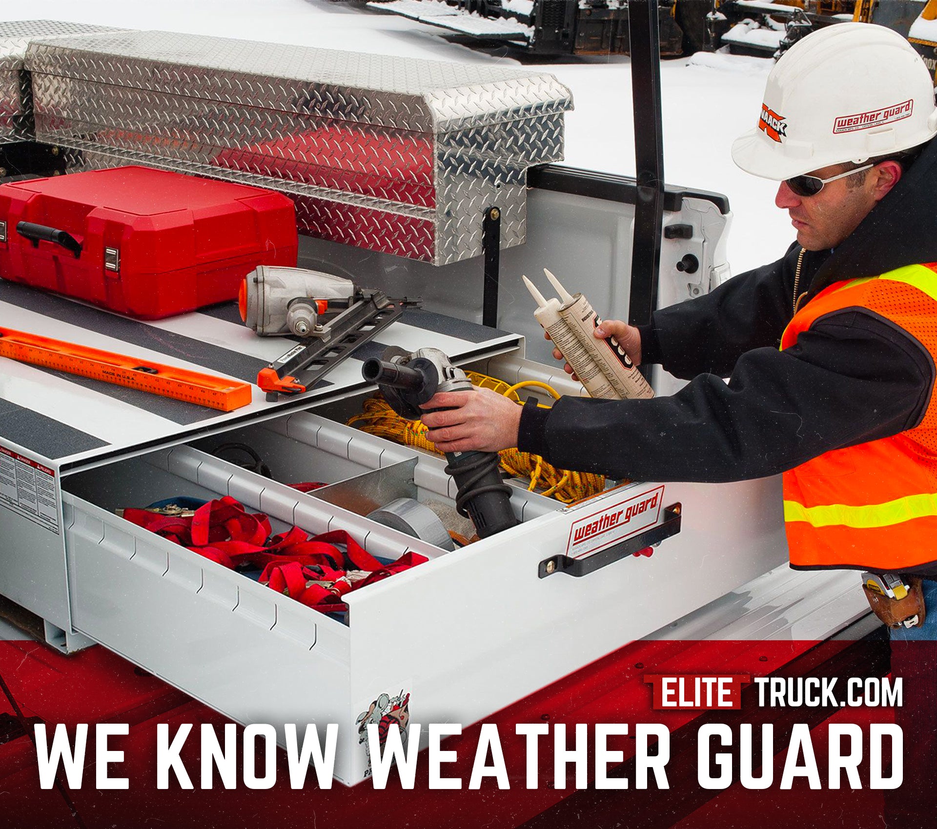 Weather Guard Pack Rat 308-5 Bed Drawer Box Pull Out Storage Unit ...