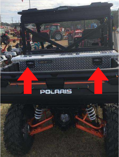 CamLocker UTV Crossover Tool Box Matte Black Aluminum Model SXSMB ...