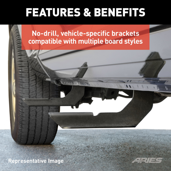 ARIES VersaTrac Mounting Brackets Model 2055122 — Elite Truck