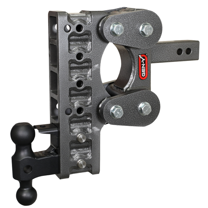 Gen-Y The BOSS TORSION-FLEX 3" Shank 12" Drop 2.4K TW 21K Hitch Dual-B ...