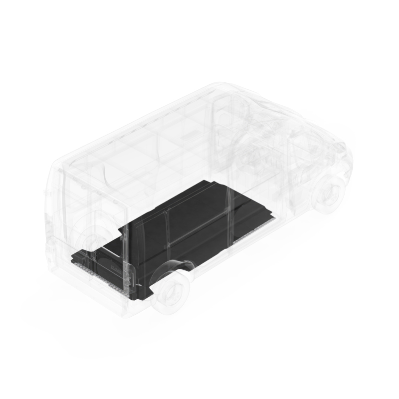 LEGEND AutoMat Bar Kit with Sills Dual Side Doors RAM ProMaster 136" W ...