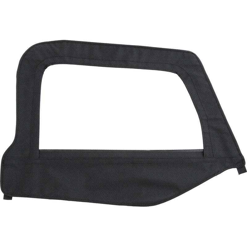 Smittybilt Soft Top Passenger Side Door Skin w/ Frame - Black Diamond ...