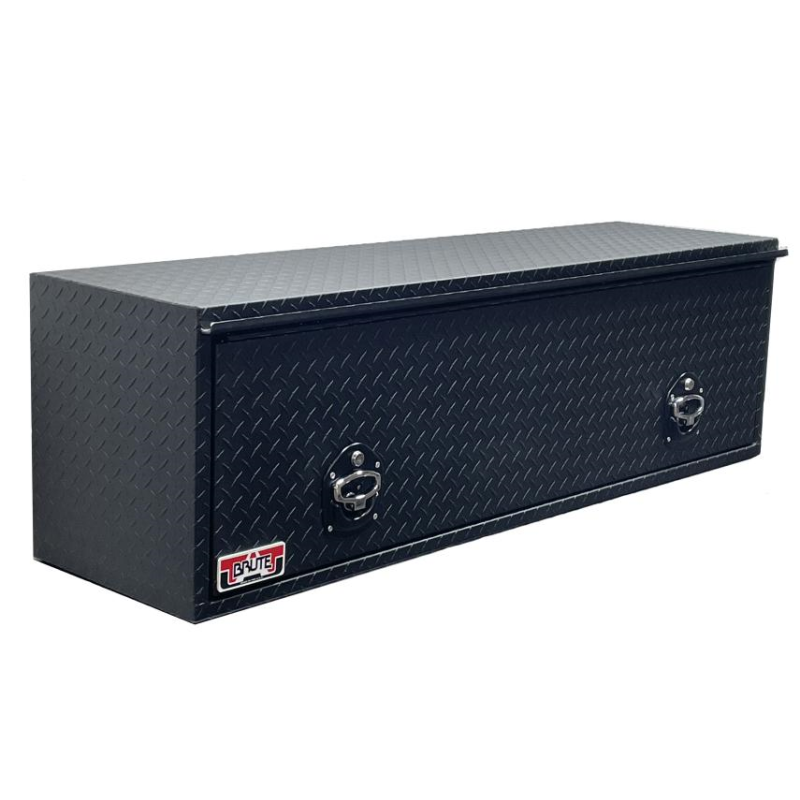 Brute 13" X 16" X 72"L HD Top Sider Diamond, W/ Flip Up Door, Black Te ...