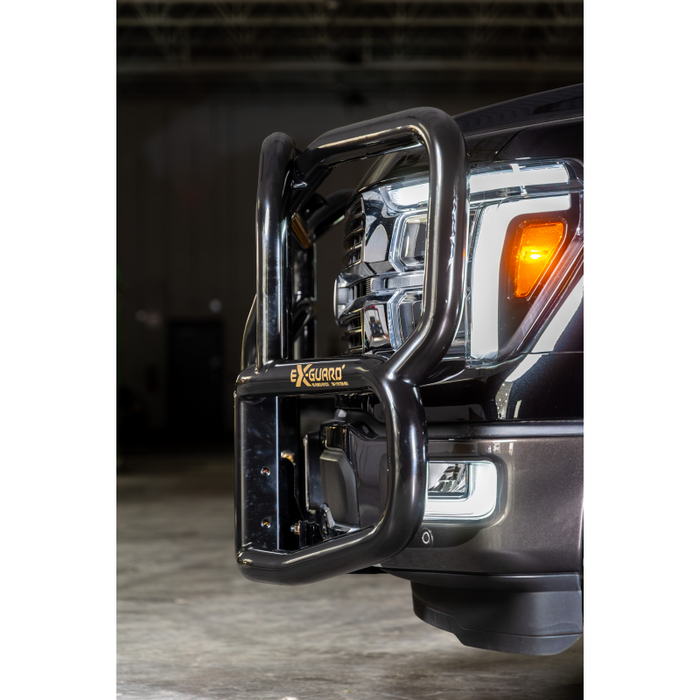 Ex-Guard Kit Extreme-Duty Full-Height Coverage Black Grille Guard Kit ...