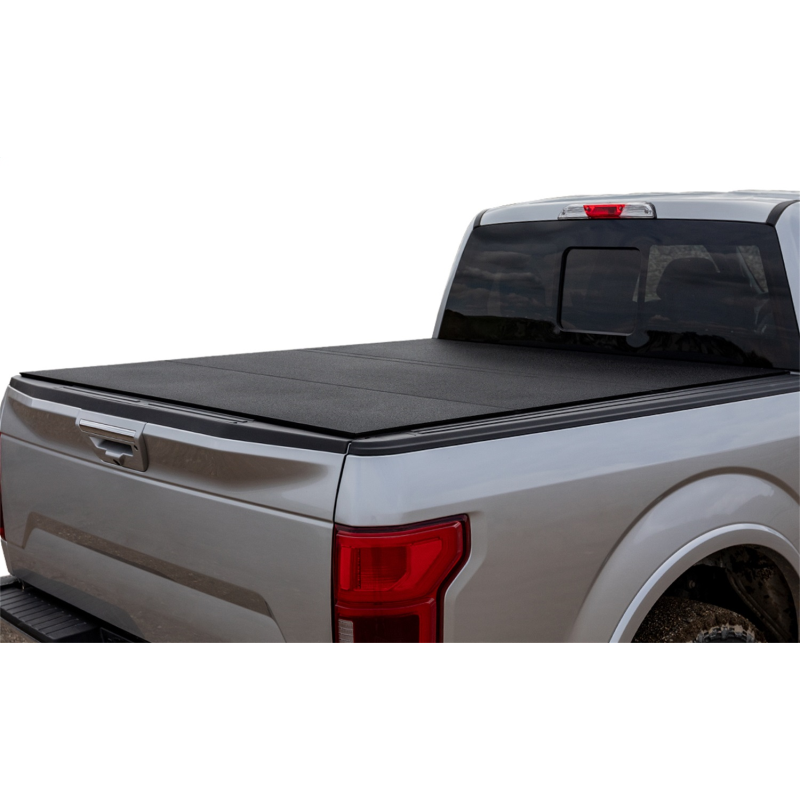 Access LOMAX™ Hard Tri-Fold Cover Black Urethane Finish Split Rail Mod ...