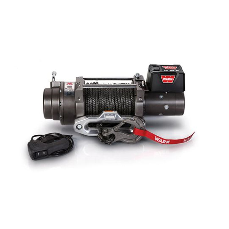 Warn M12-S Heavyweight Winch, Pull Capacity 12,000 lb, 100 Feet Of Spy ...