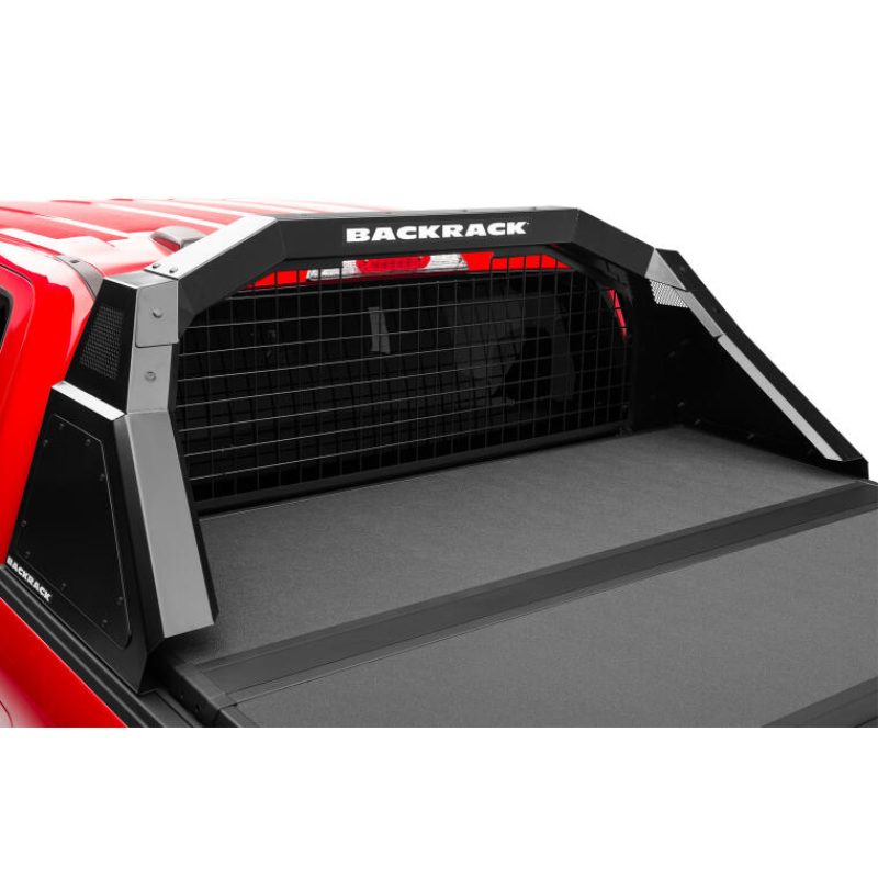BACKRACK Cab Safety Screen; Exclusive to Trace Rack;19-24 Chevy Silver ...