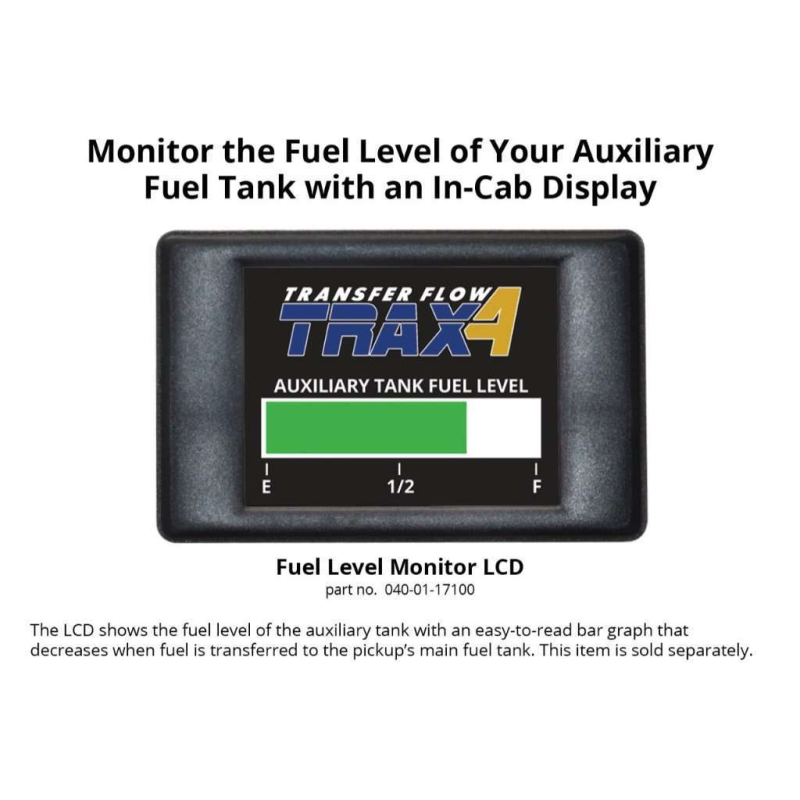 Transfer Flow Auxiliary Tank Inside Cab Fuel Level Display Model 04001 ...