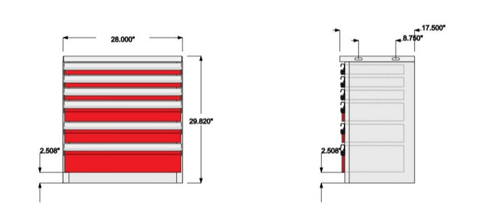 Service Body Tool Box Drawers - Elite Truck