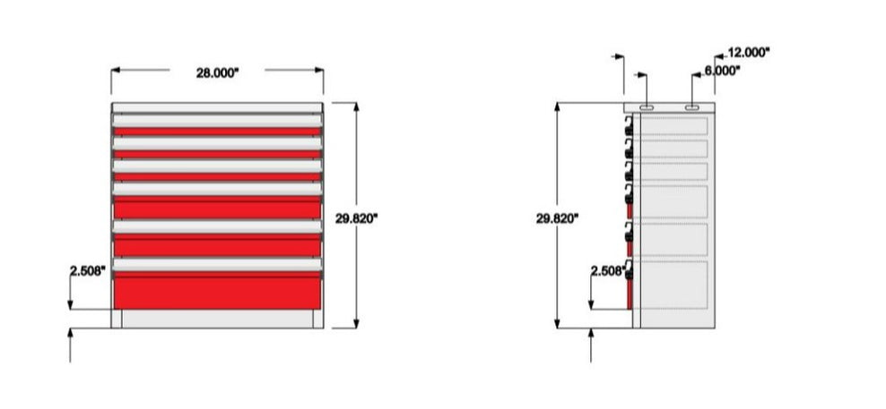 Service Body Tool Box Drawers - Elite Truck