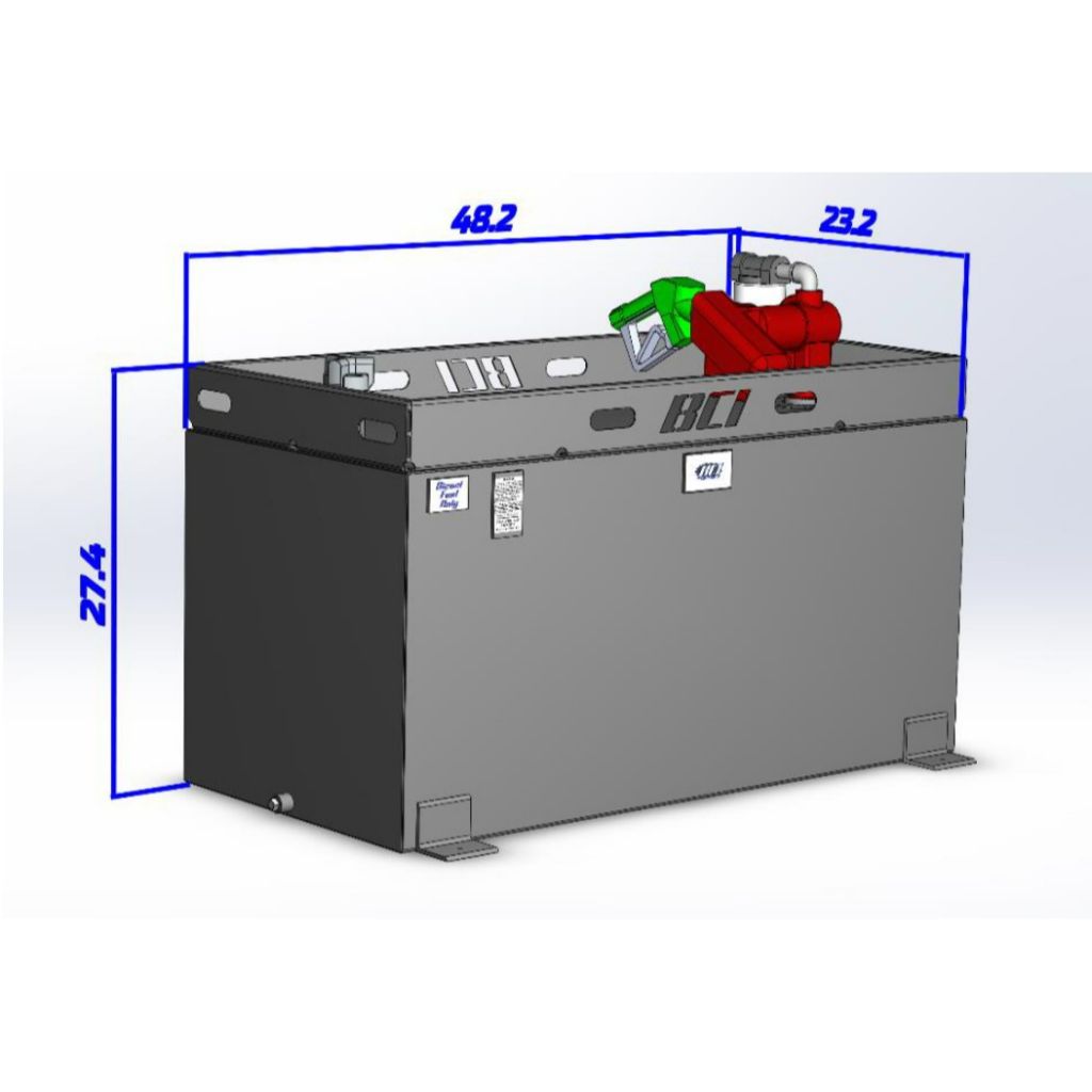 BCI Fabrication 100 gal transfer tank Model FT100 — Elite Truck
