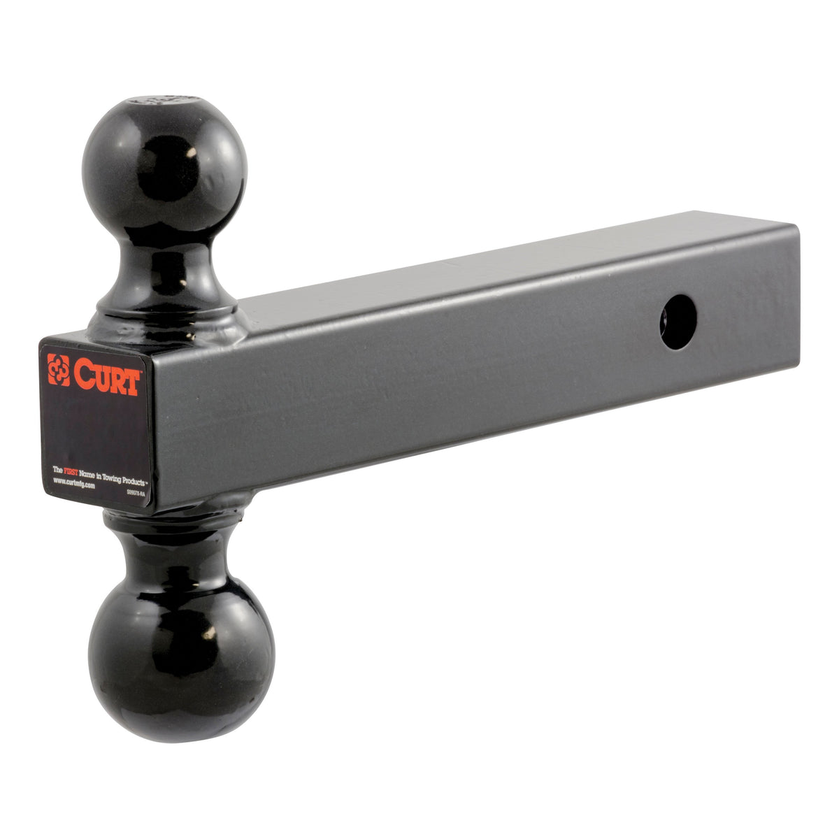 CURT Multi-Ball Trailer Hitch Ball Mount, 2, 2-5/16-Inch Balls, Fits 2 ...