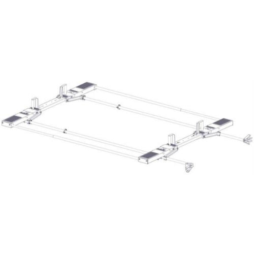 Holman Drop Down HD Aluminum Ladder Rack Kit Double Ram ProMaster Stan ...