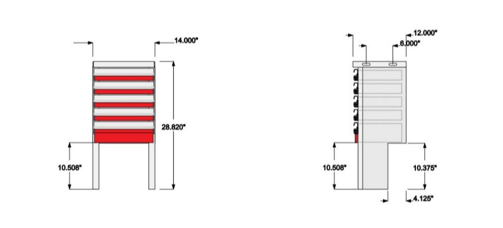 Service Body Tool Box Drawers - Elite Truck