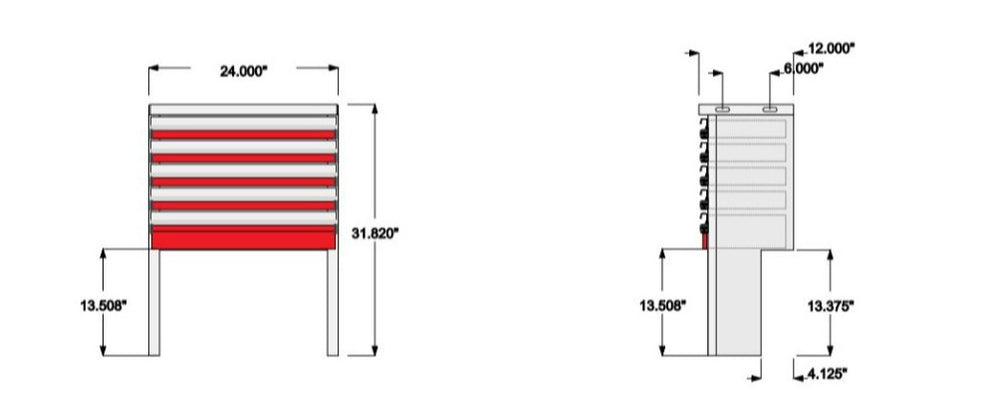 Service Body Tool Box Drawers - Elite Truck