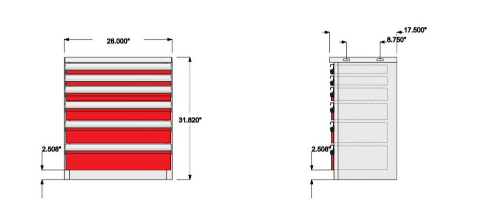 Service Body Tool Box Drawers - Elite Truck