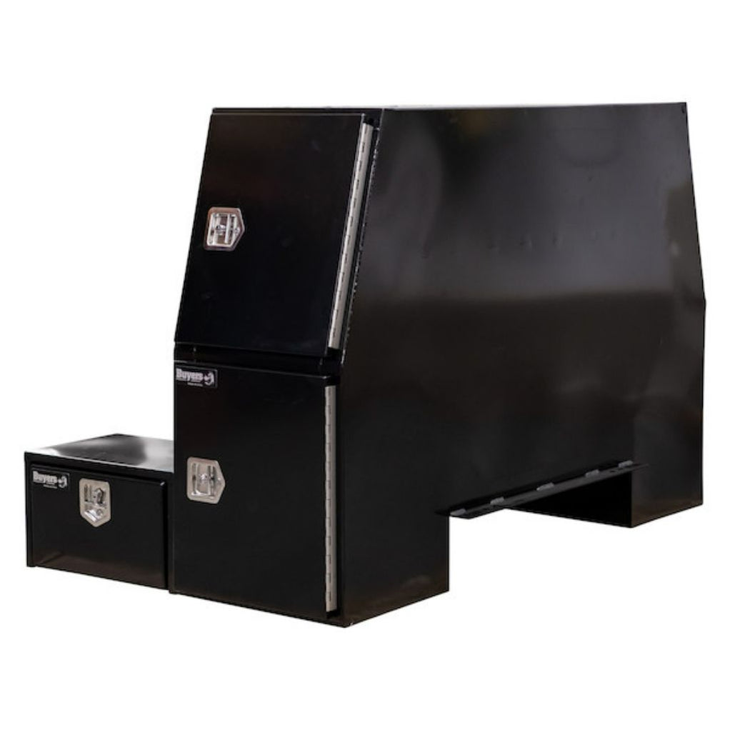 Buyers Products 55X48X85 Gloss Black Steel L-Pack Backpack Truck Box W ...