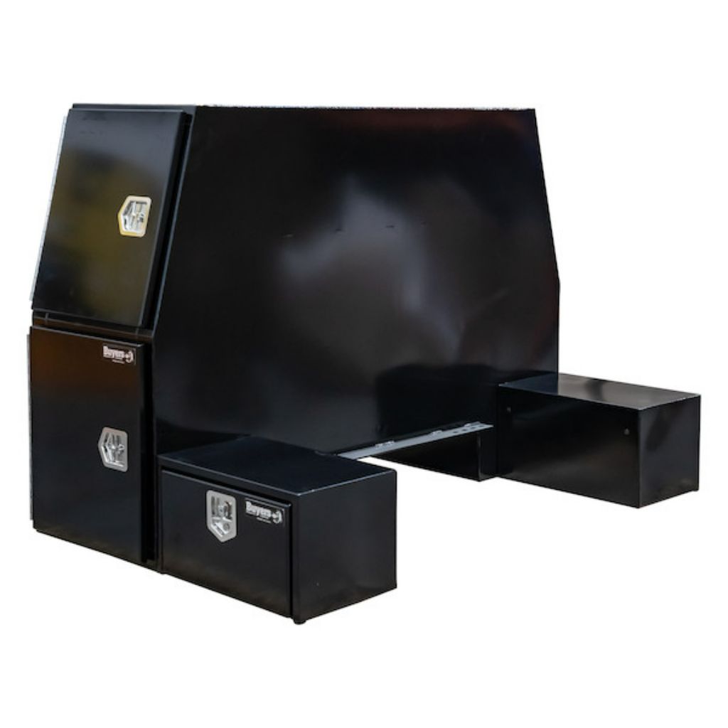 Buyers Products 55X48X85 Gloss Black Steel L-Pack Backpack Truck Box W ...