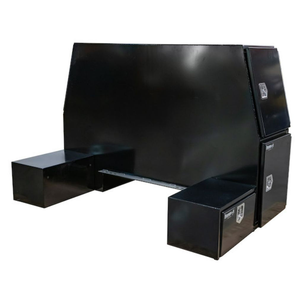 Buyers Products 55X48X85 Gloss Black Steel L-Pack Backpack Truck Box W ...