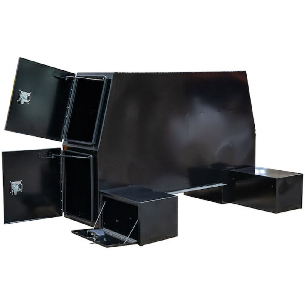 Buyers Products 55X48X85 Gloss Black Steel L-Pack Backpack Truck Box W ...