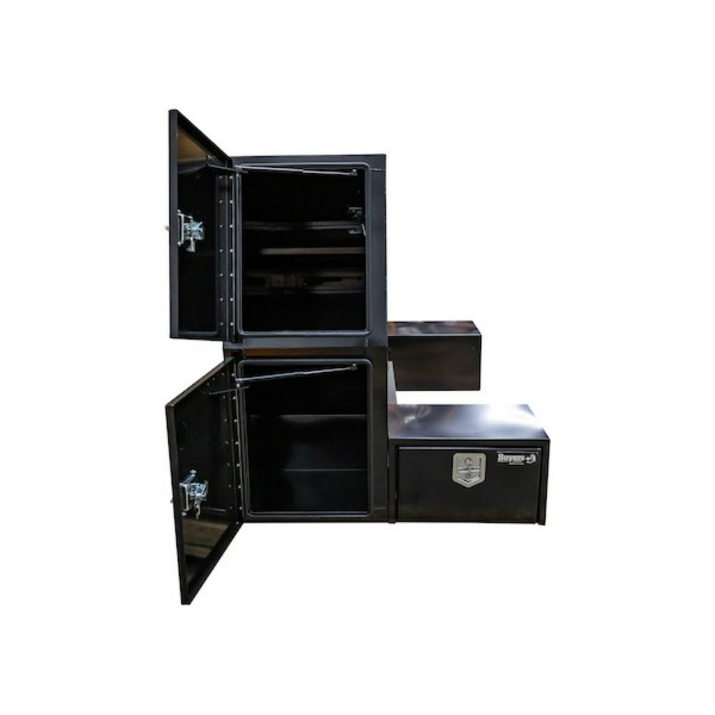 Buyers Products 55X48X85 Gloss Black Steel L-Pack Backpack Truck Box W ...