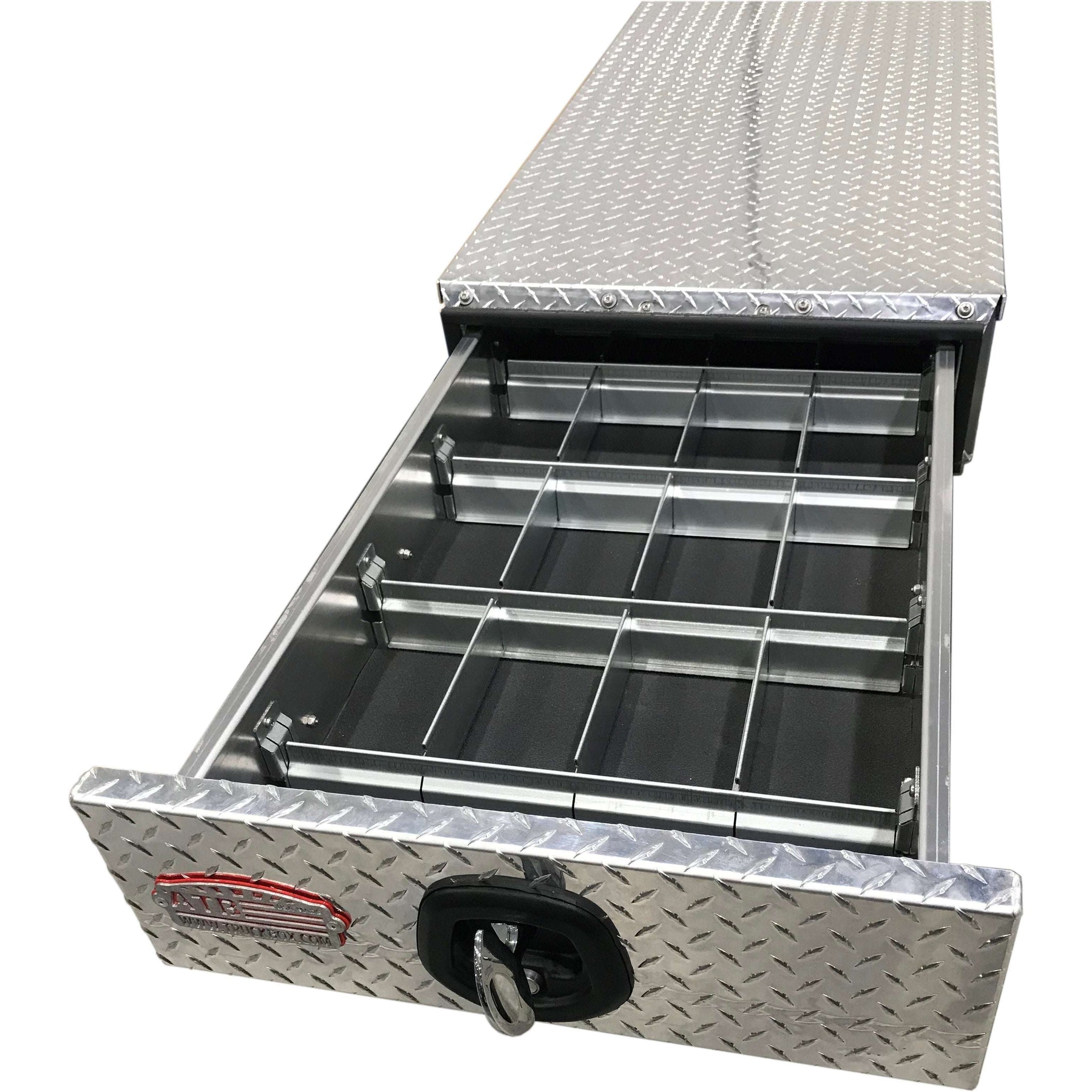 ATB Bed Pack Tool Box Single Drawer Heavy Duty Aluminum 52x24x8 Model ...