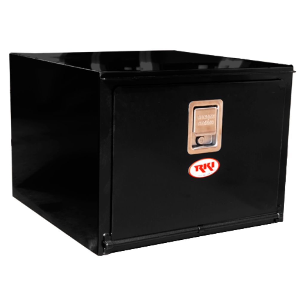 RKI Underbody Truck Box 24x18x24 H-Series 14 Gauge Black Steel Model ...