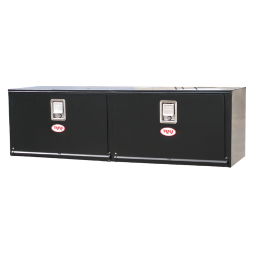 RKI Underbody Truck Box 60x18x18 H-Series 14 Gauge Black Steel Two Doo ...
