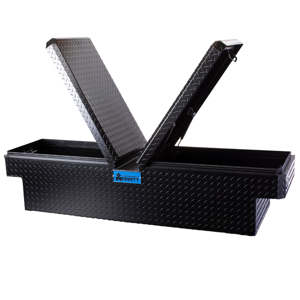 Merritt Gull Wing Crossover Tool Box Extra Deep Diamond Tread Aluminum ...