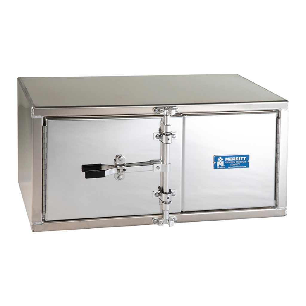 Merritt Underbody Cam Lock Tool Box 24"H x 24"D x 60"L Smooth Aluminum ...