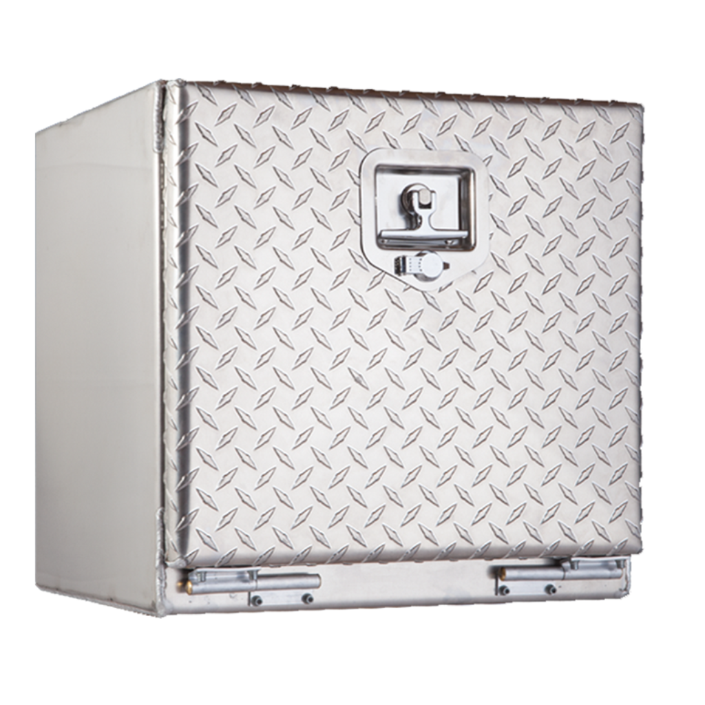 Merritt Underbody Tool Box 18"H x 23-3/16"D x 48"L Diamond Plate Singl ...